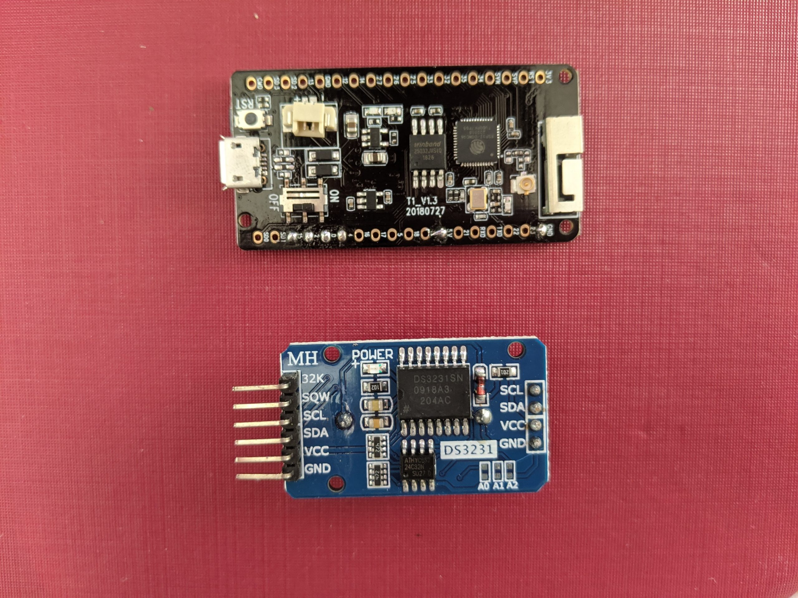 ทำ Data Logger ด้วย Ttgo T1 Esp32 และโมดูล Ds3231 Maker Asia 4515